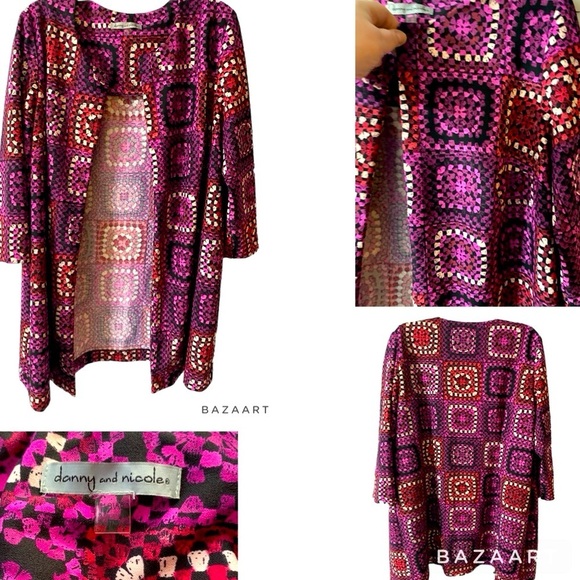 Danny & Nicole | Jackets & Coats | Euc Danny Nicole Jacket Open Front ...